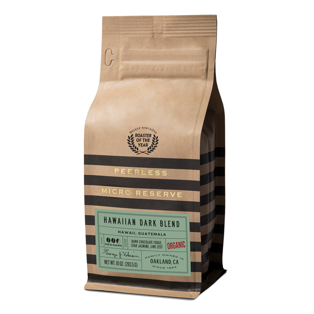 Hawaiian Dark Blend (Organic) - 10oz. - Peerless Coffee